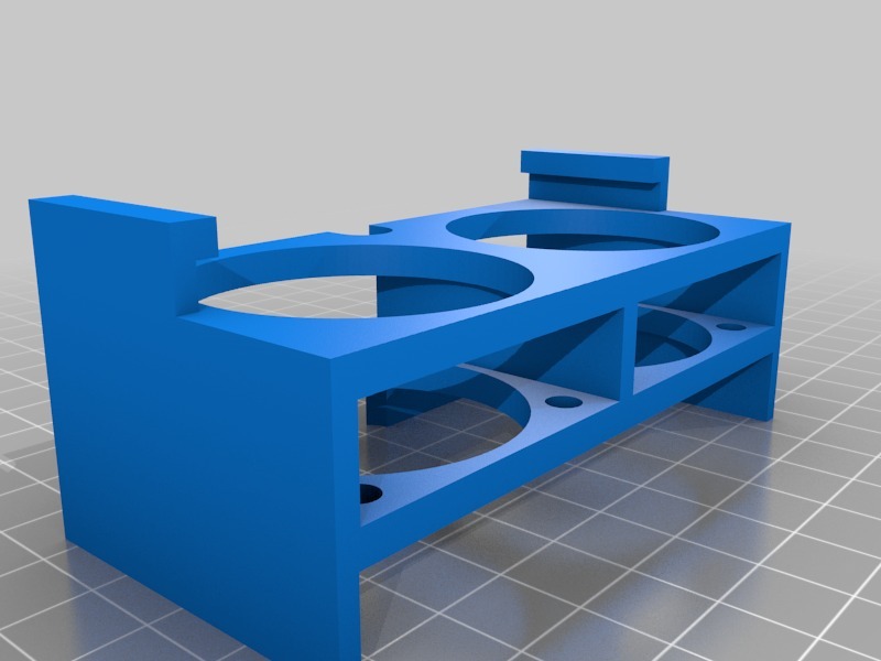 Snap on fan holder for Creatr and XL - final version by kentthoresen ...