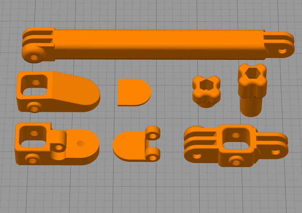 GoPro Table Clamp by Vidar | Download free STL model | Printables.com
