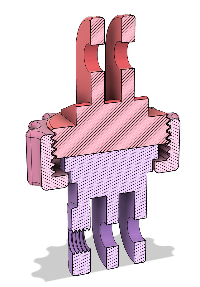 GoPro 360 coupling by Vidar | Download free STL model | Printables.com
