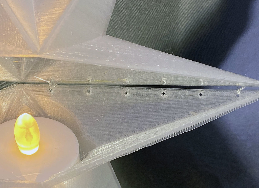 X-mas star for LED tea-light by Vidar | Download free STL model ...
