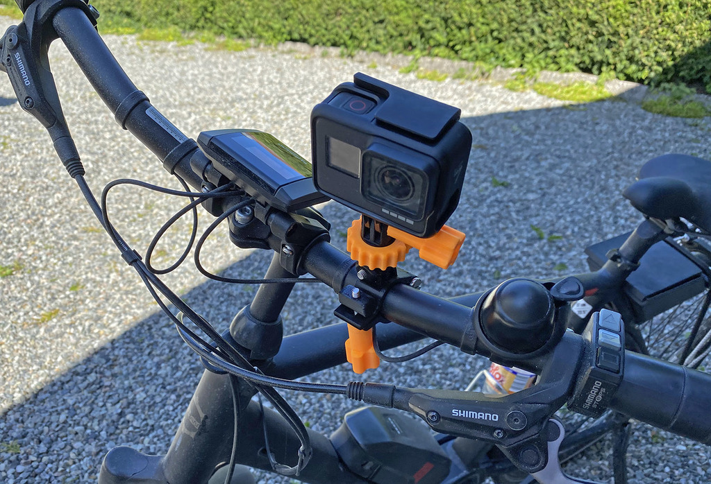 GoPro Bike and tripod atachment with quick coupling by Vidar | Download ...