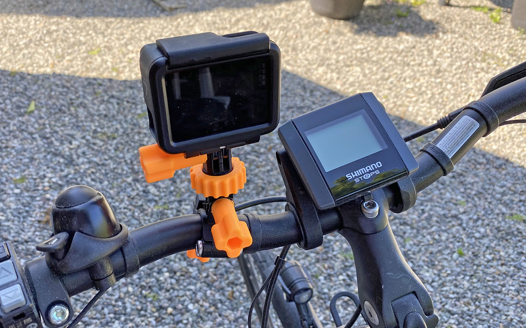 GoPro Bike and tripod atachment with quick coupling by Vidar | Download ...
