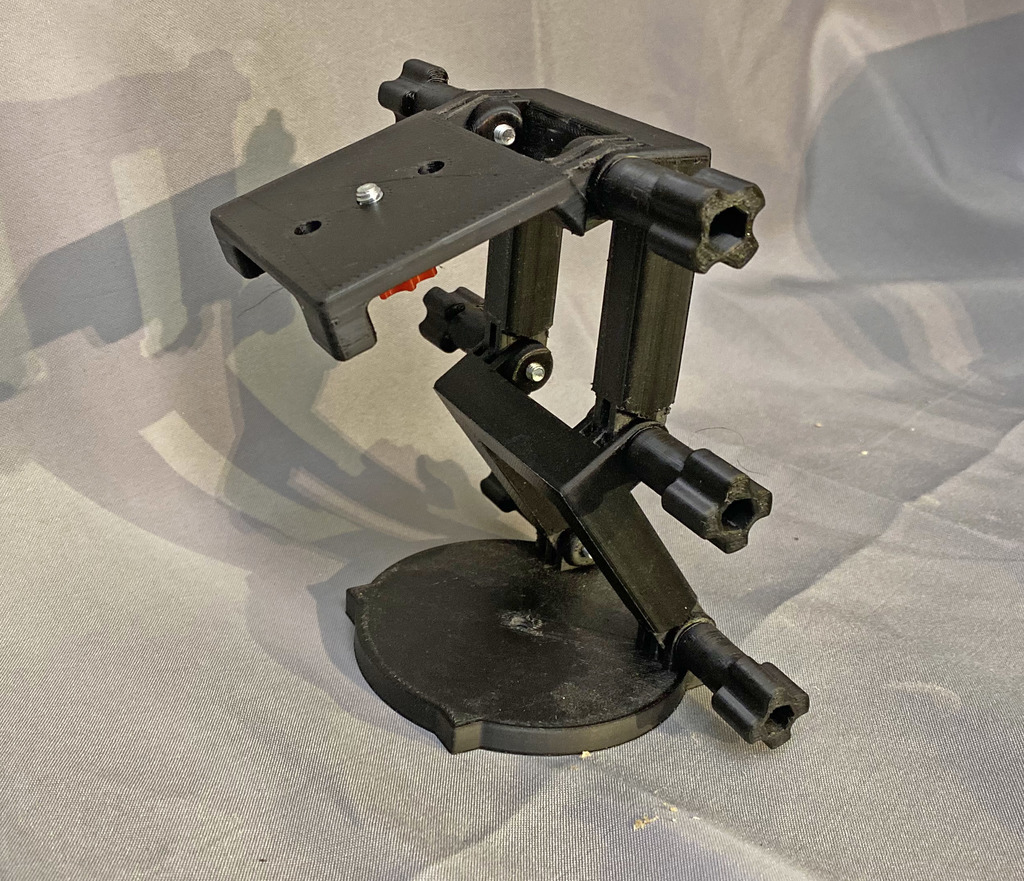 DSLR camera Stand with GoPro atatchment by Vidar | Download free STL ...