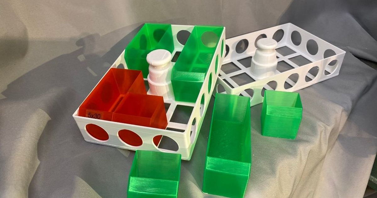 Storage box system. Very flexible by Vidar | Download free STL model ...