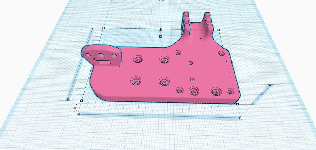 BIQU H2 front linear rail mount by h4ckr4 | Download free STL model ...