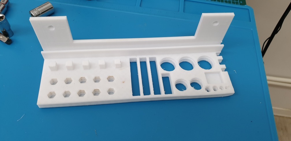 Wall Tool Holder for bits and sockets by h4ckr4 | Download free STL ...
