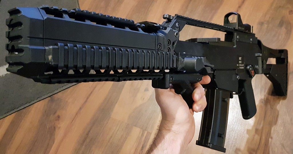 G36 | Futuristic DMR conversion set by EszOzwierz | Download free STL ...