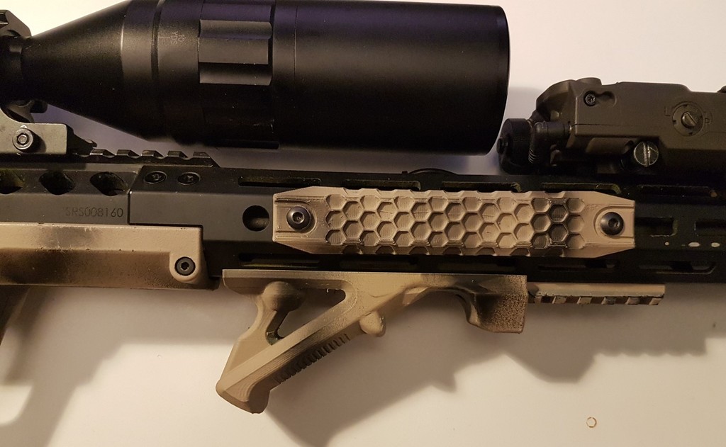 Angled fore grip mlok AFG M-LOK without side mounts by EszOzwierz ...