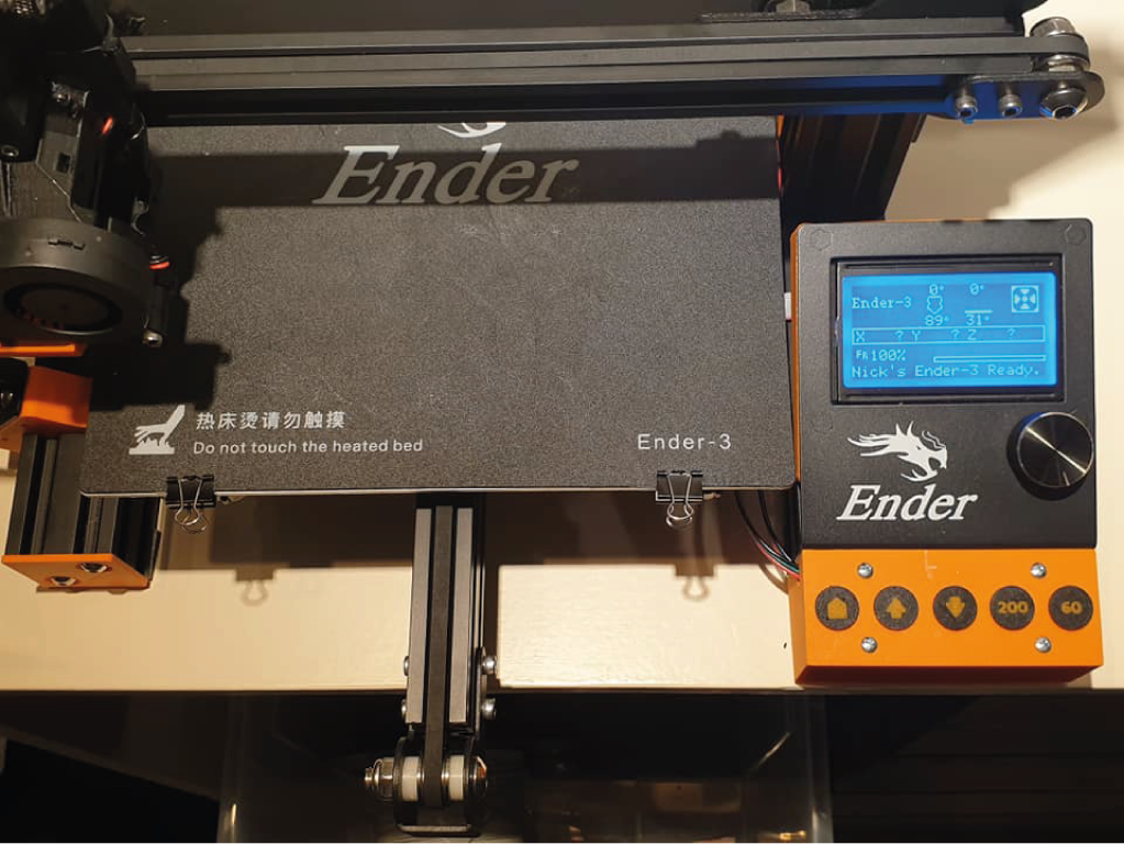 Creality Ender-3 ButtonBox (for OctoPrint) by Matereo | Download free ...