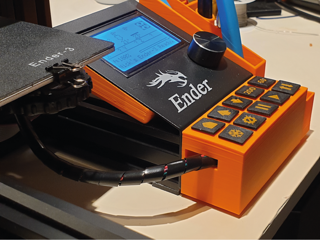 Creality Ender-3 ButtonBox (for OctoPrint) by Matereo | Download free ...