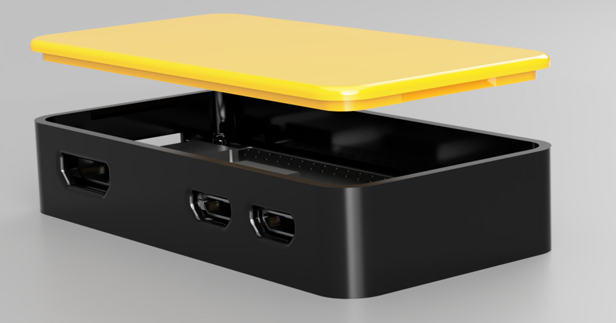 Raspberry Pi Zero W Snapcase with Cutouts by Sven | Download free STL ...