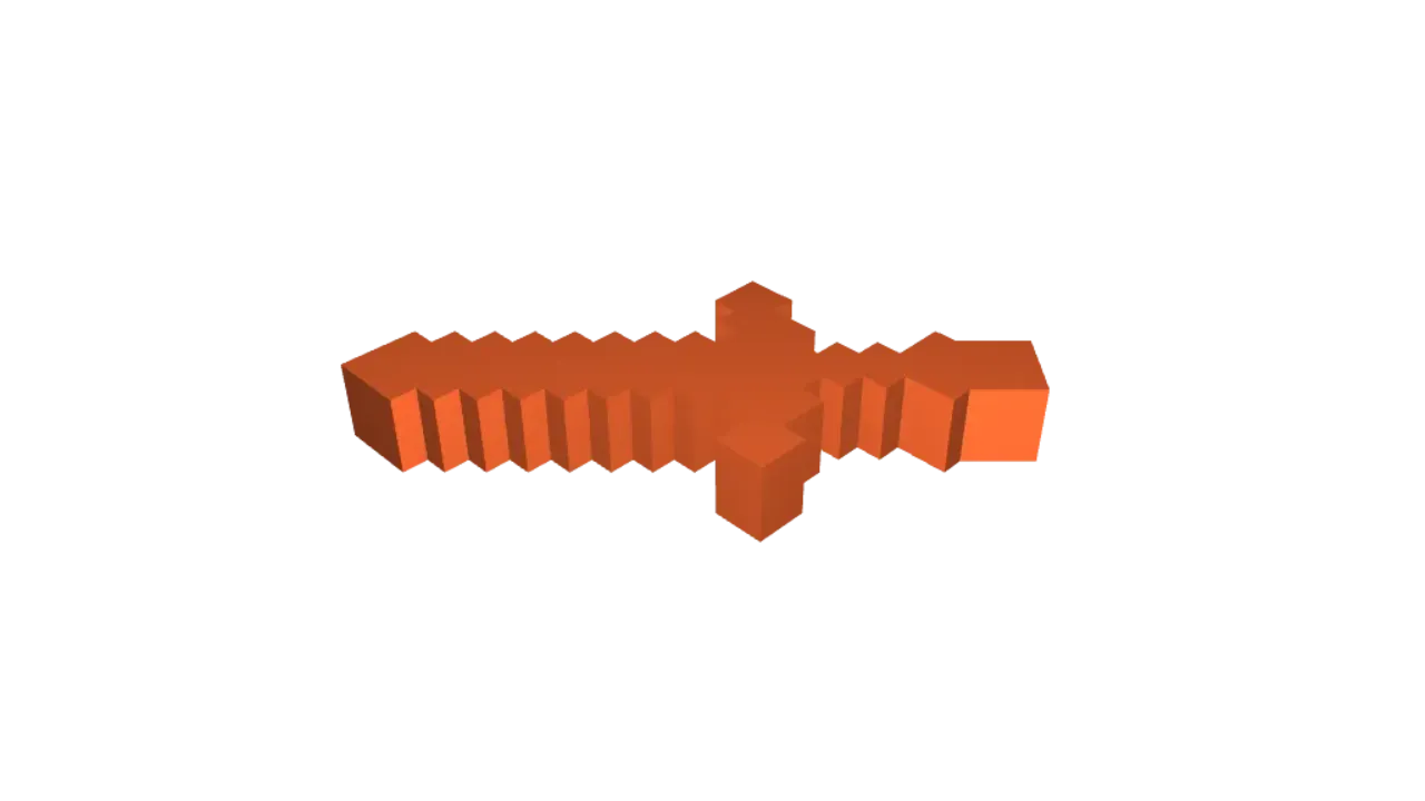 Minecraft sword spinner! by Razvii | Download free STL model ...