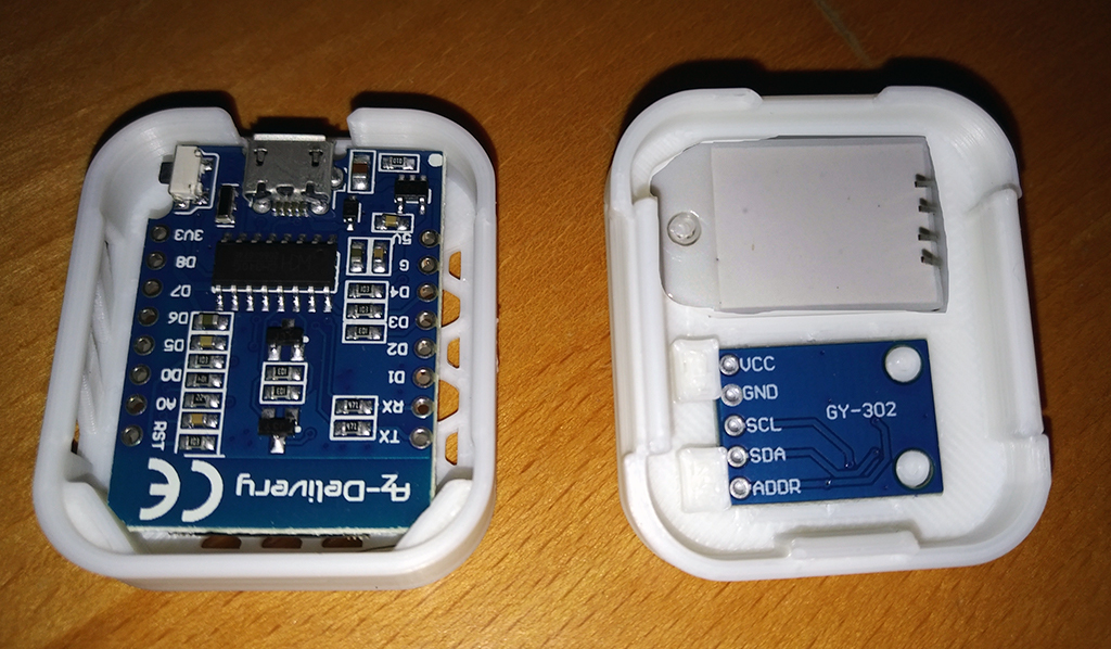 D1mini Sensor Case - DHT22, BH1750 by Morf_Son_of_Wogh | Download free ...