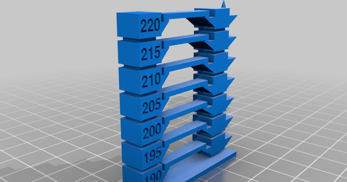 190-220 Temperature TowerMy Customized Temperature Tower Version 2 by ...