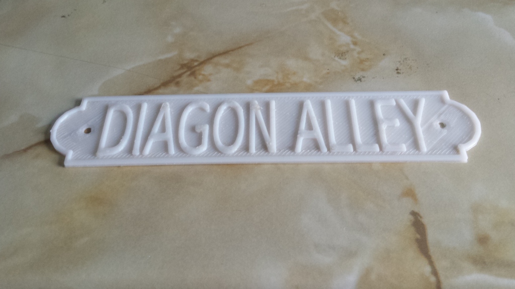 Customiseable Wall Sign by Makell 3D | Download free STL model ...