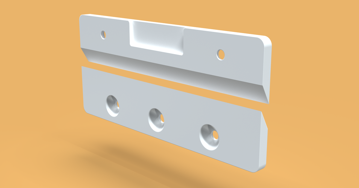 French Cleat Picture Frame Hanger by The3Designer | Download free STL ...