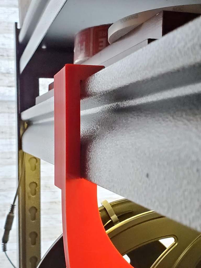 Industrial Shelf Spool Hanger by JamesK1 | Download free STL model ...