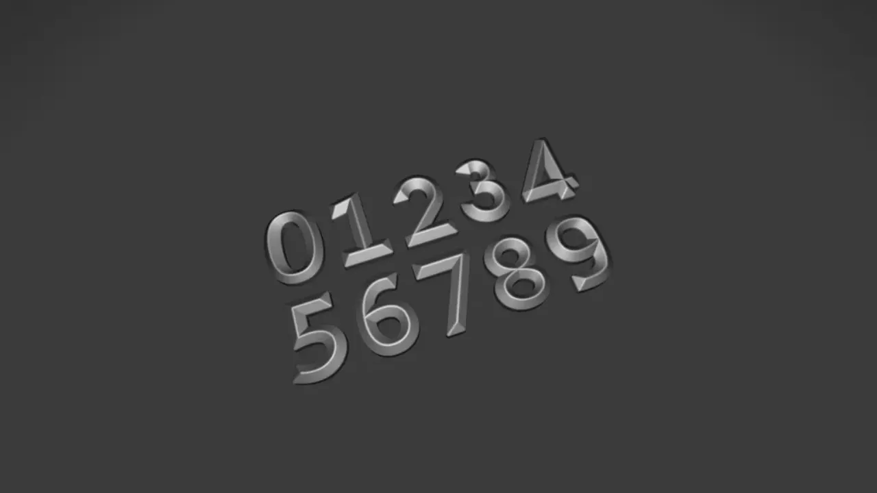 Numbers by Toxværd | Download free STL model | Printables.com