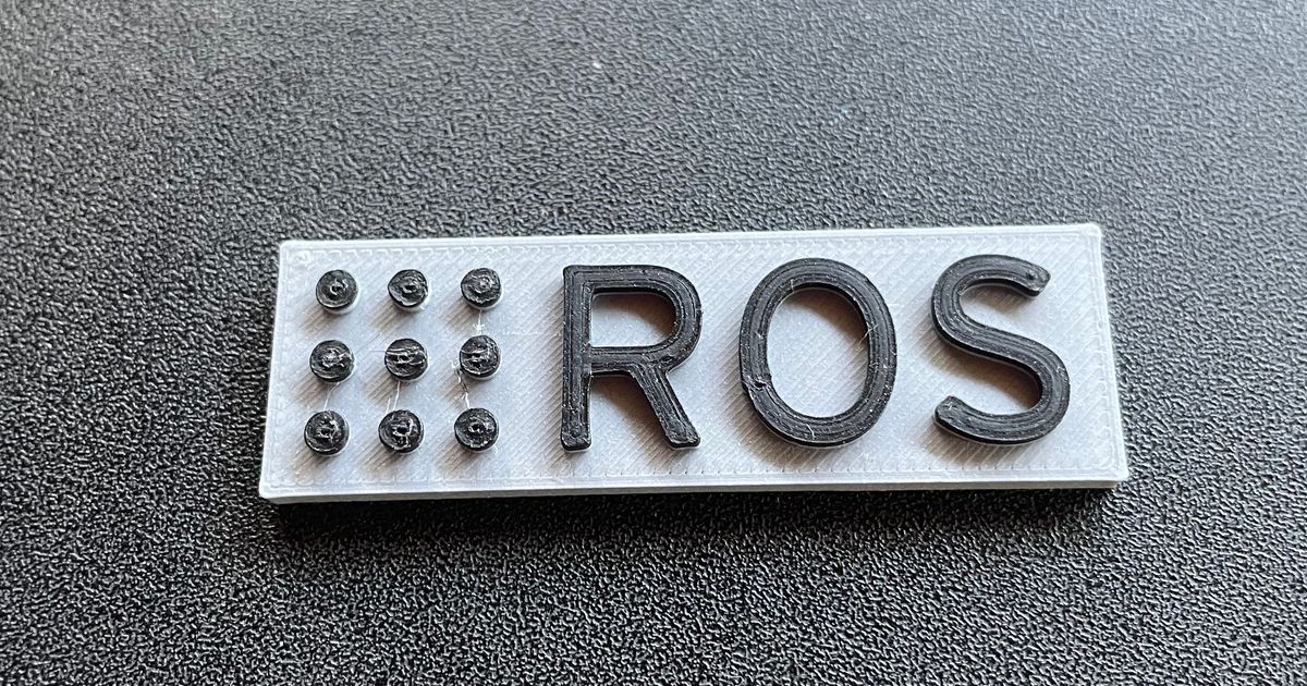 ROS logo by Thijs Triemstra | Download free STL model | Printables.com