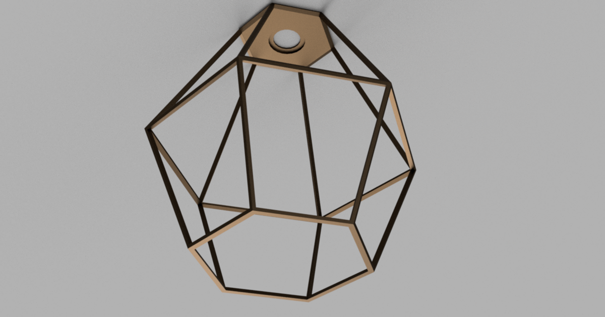 Hexagon Lampshade by Triangulate 3D | Download free STL model ...
