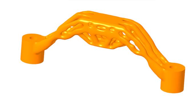 Generative Handle 160mm by Hughs360 | Download free STL model ...