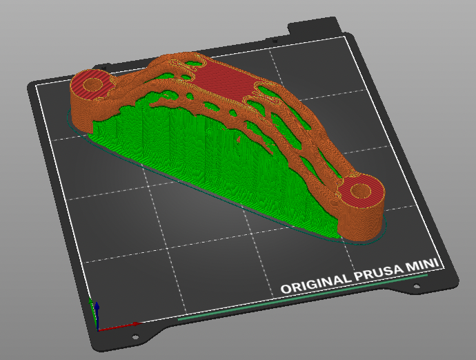 Generative Handle 160mm by Hughs360 | Download free STL model ...