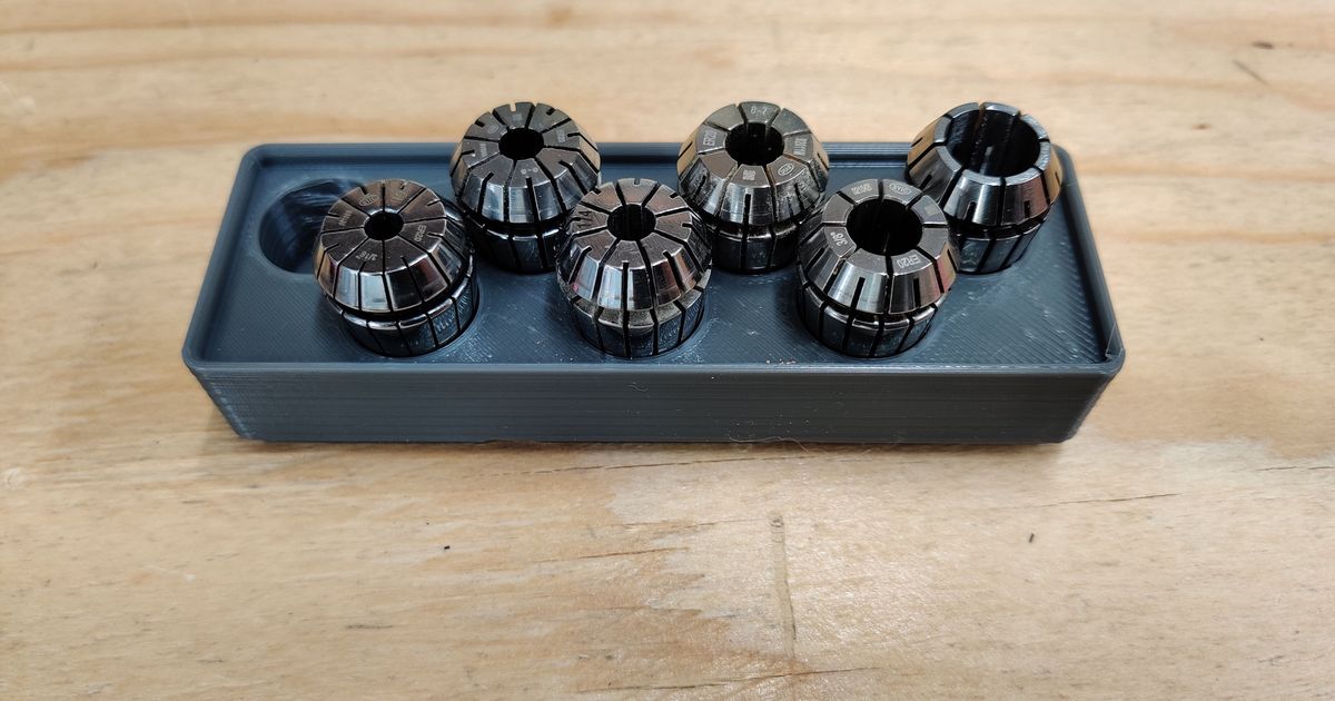 Gridfinity - ER 20 Collet Holder by the_real_janderson | Download free ...