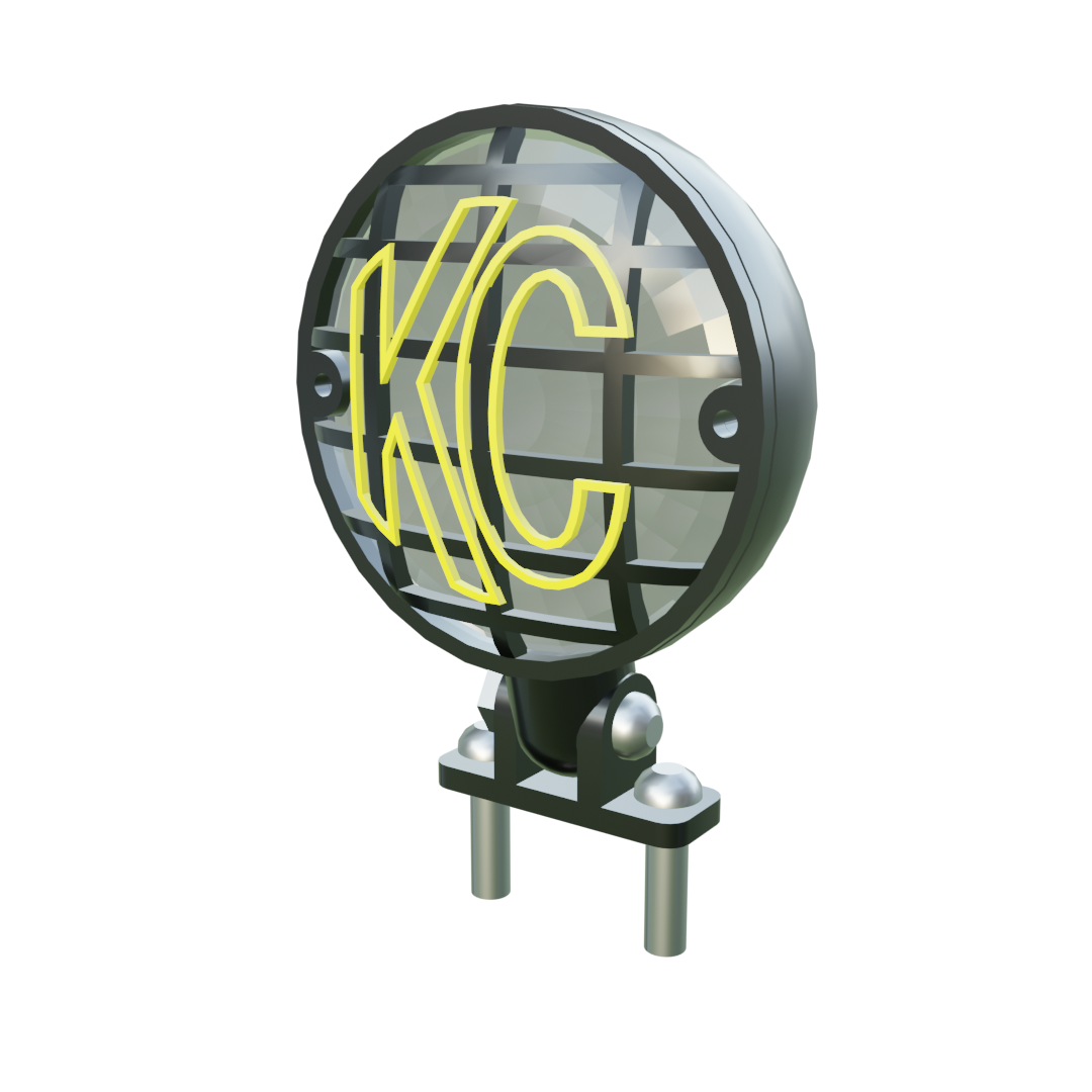 Offroad light KC style by EvilResident | Download free STL model ...