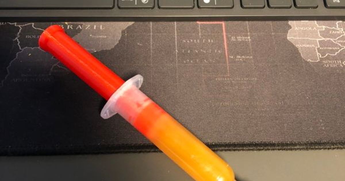 Flux Syringe Quick & Easy by aottesen | Download free STL model ...