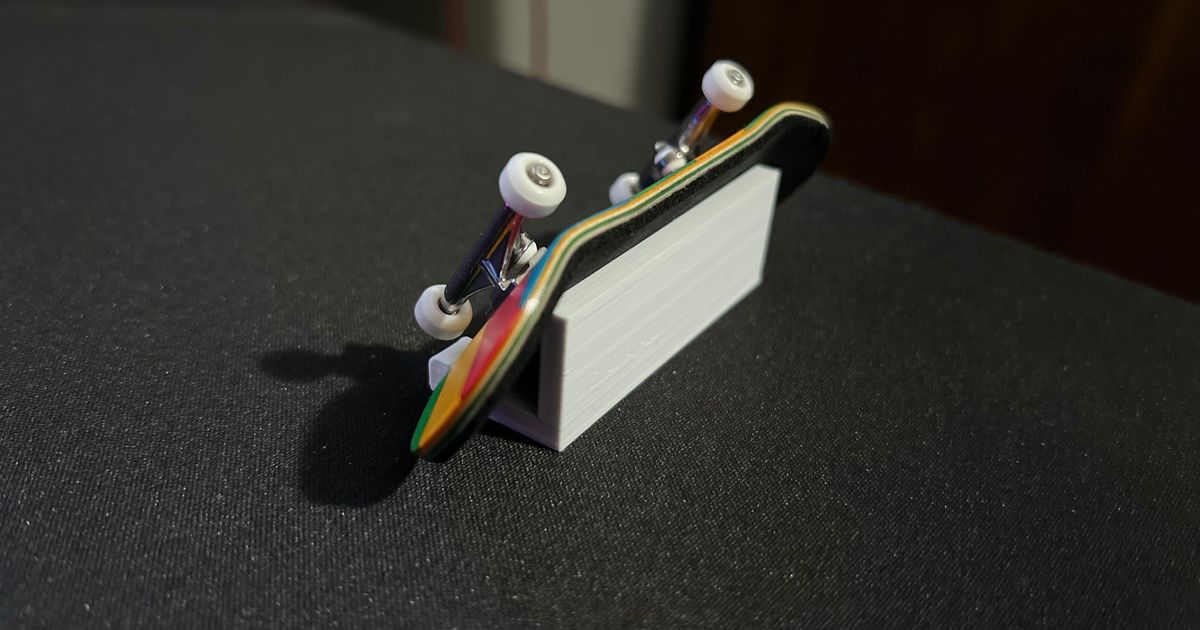 Fingerboard Stand by Matt | Download free STL model | Printables.com