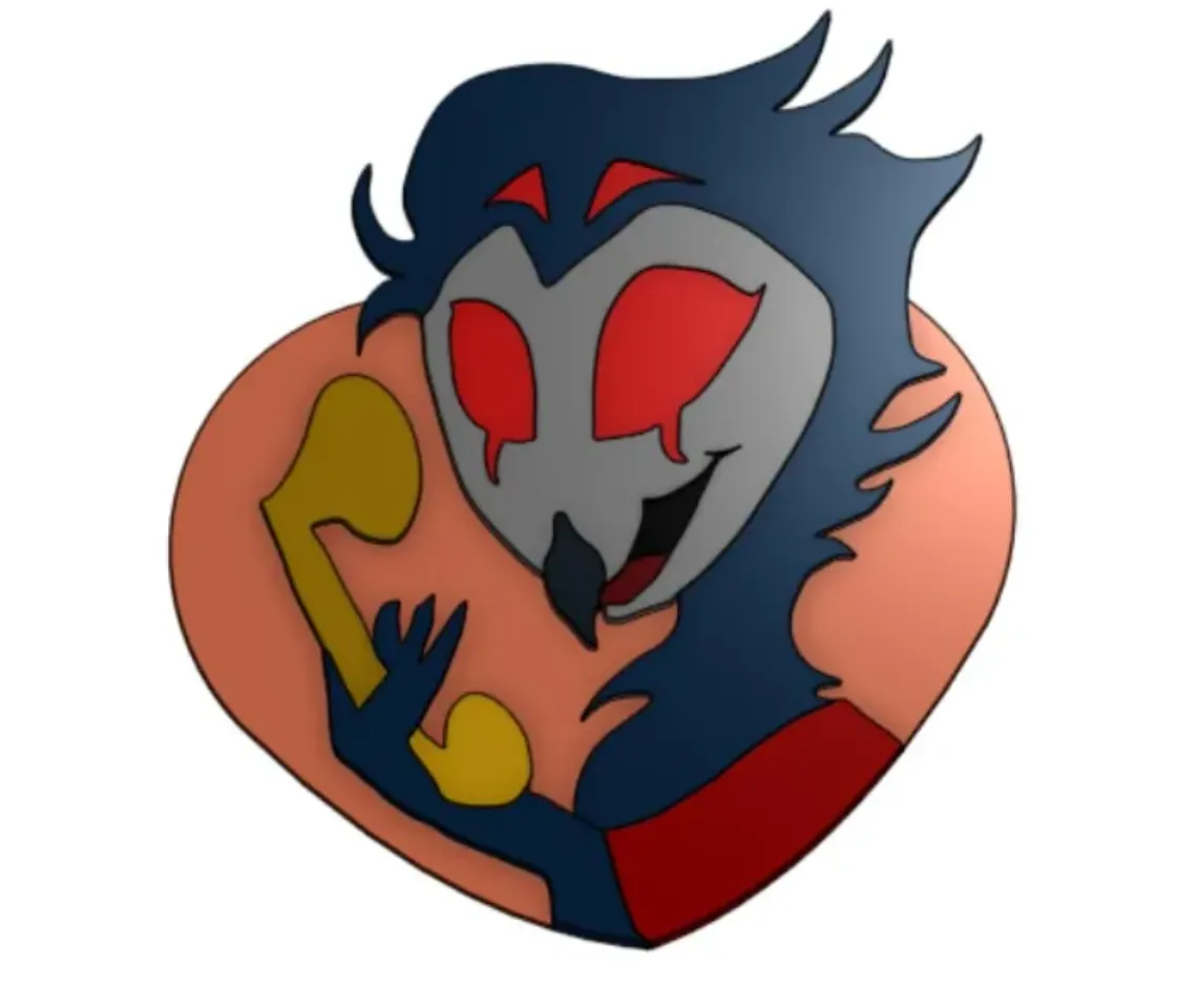 Stolas Helluva Boss Pin by Alle43221 | Download free STL model ...