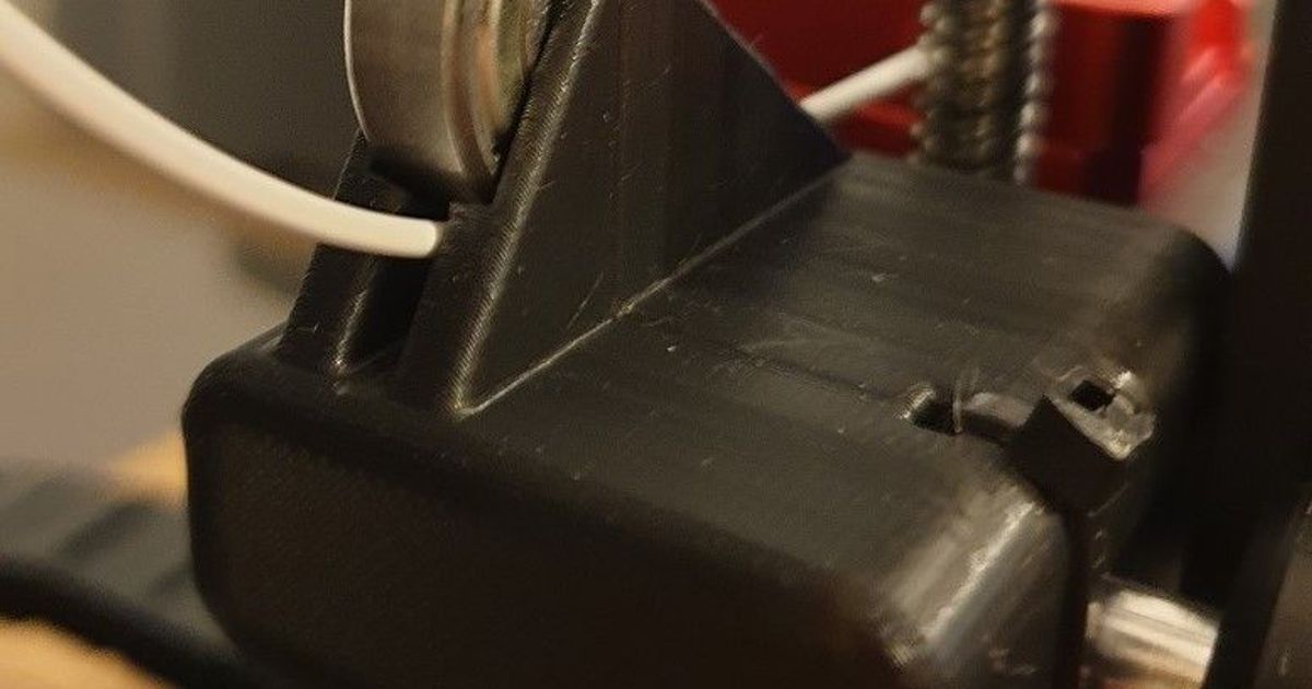 Ender 3 Filament runout sensor and guide with bearing optimized for 1 ...