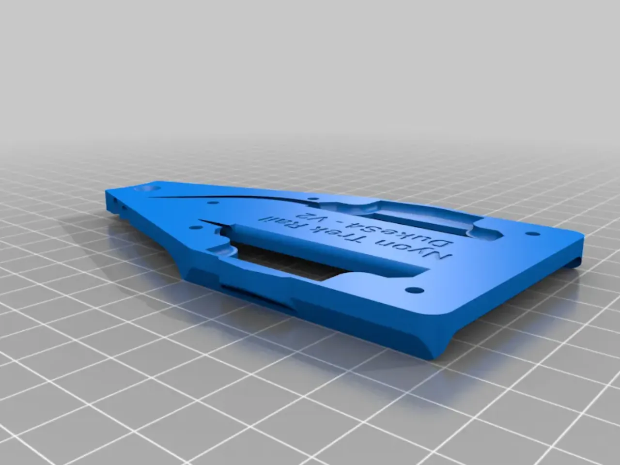 Nyon Trek Rail Mount by Rolf | Download free STL model | Printables.com