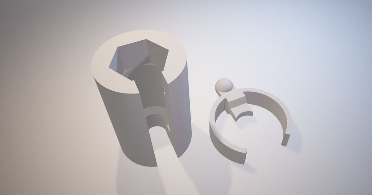 Creality CR-8 Bowden tube holder & lock by Jubaz | Download free STL ...