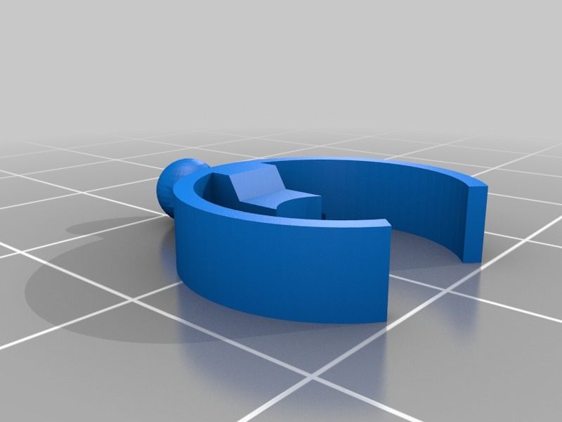 Creality CR-8 Bowden tube holder & lock by Jubaz | Download free STL ...