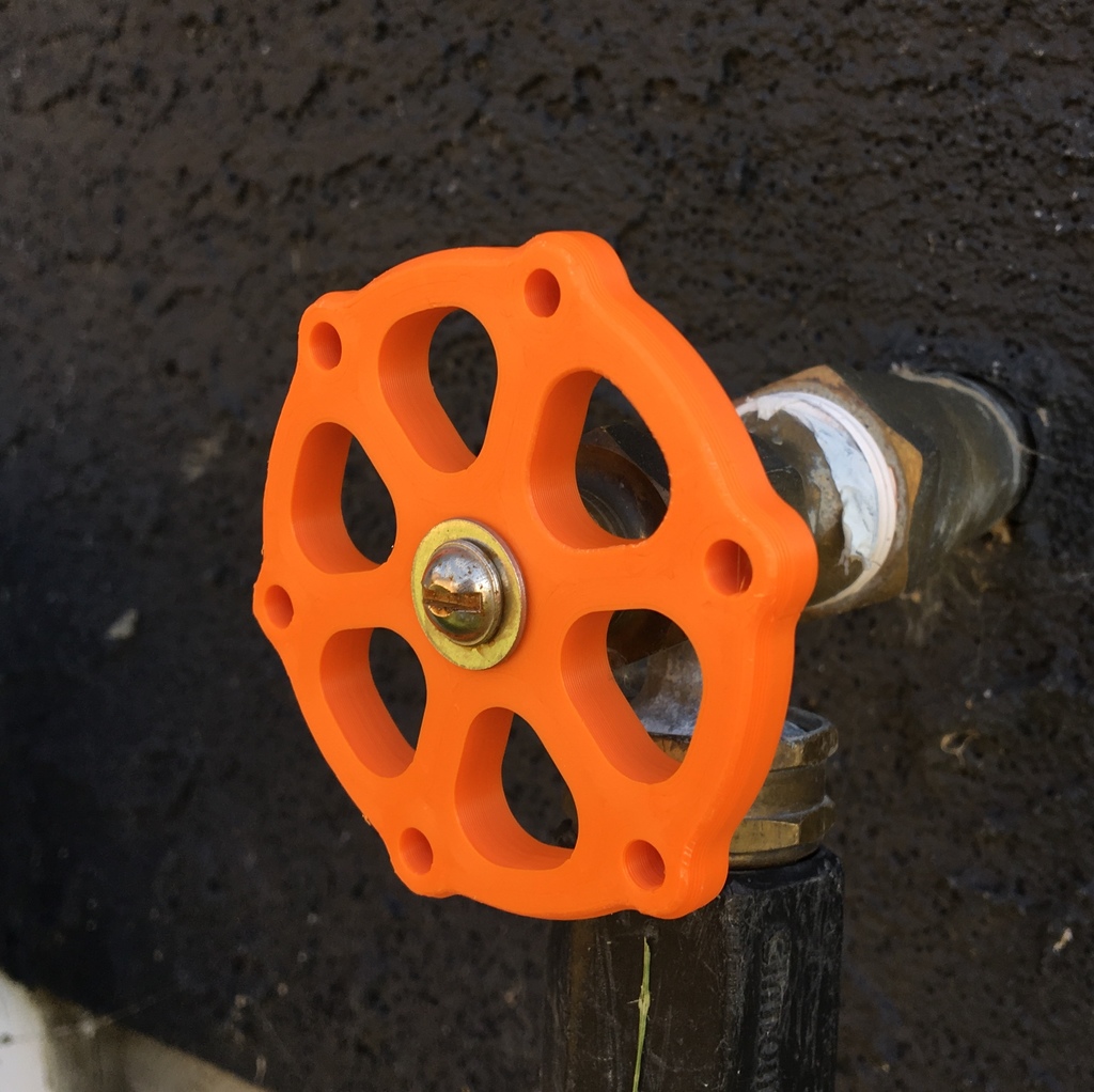 Outdoor Water Tap Knob by Phaedrux | Download free STL model ...