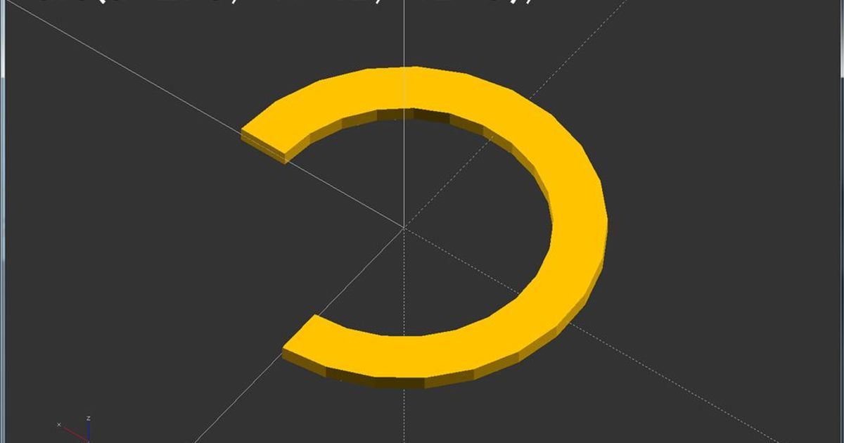 arc() Module for OpenSCAD by SavageRodent | Download free STL model ...