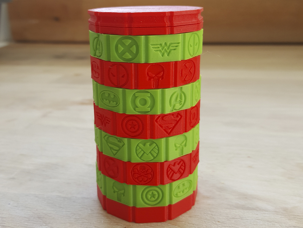 Cryptex Outer Ring (Super Hero logos) by SavageRodent | Download free ...