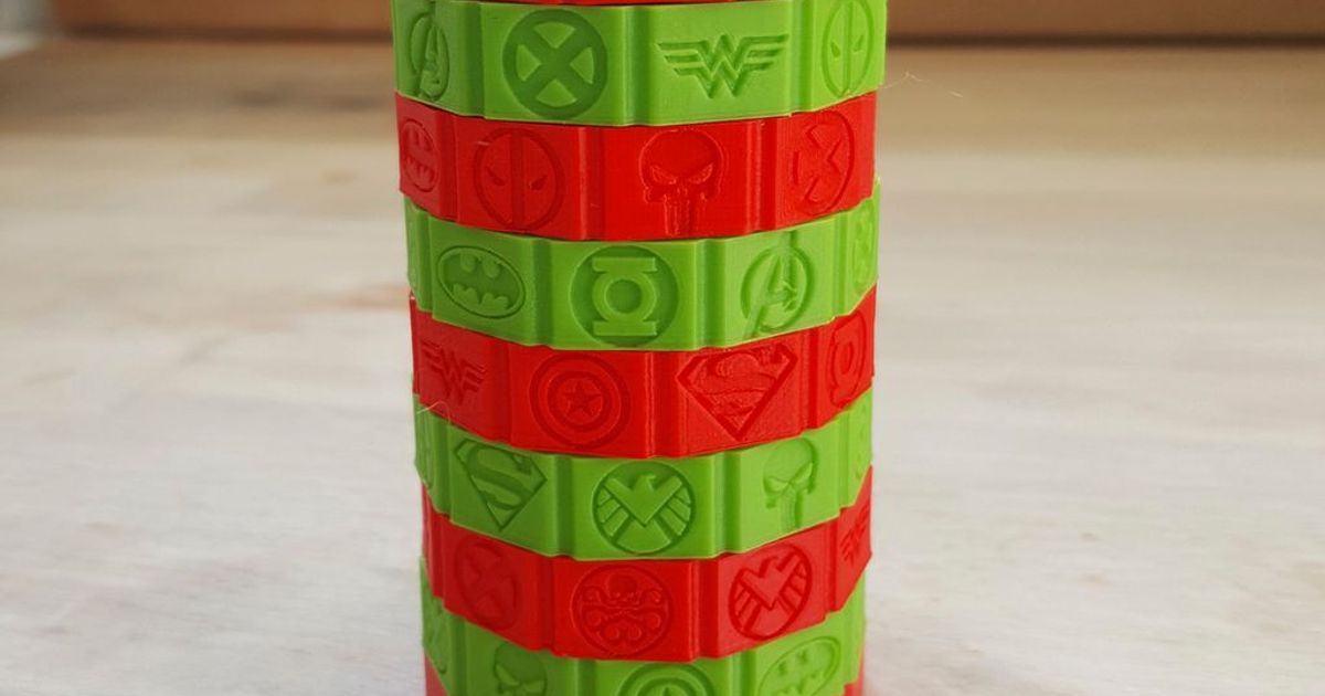 Cryptex Outer Ring (Super Hero logos) by SavageRodent | Download free ...