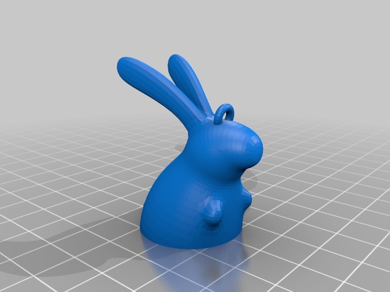 Rabbit Decoration (treat holder) by SavageRodent | Download free STL ...