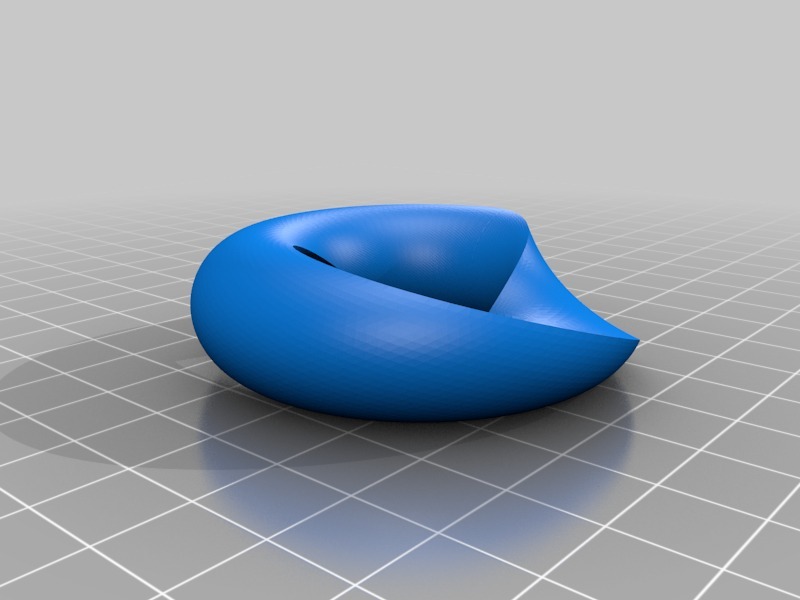 Dual Material - torus with spiraling cross section by SavageRodent ...