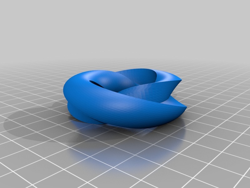 Dual Material - torus with spiraling cross section by SavageRodent ...