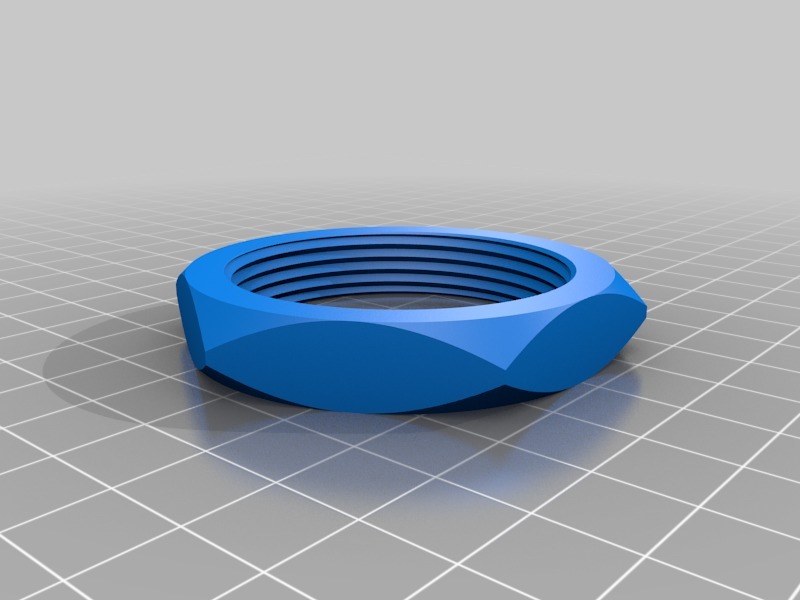 Threaded Bath Overflow Cap by GBlades | Download free STL model ...