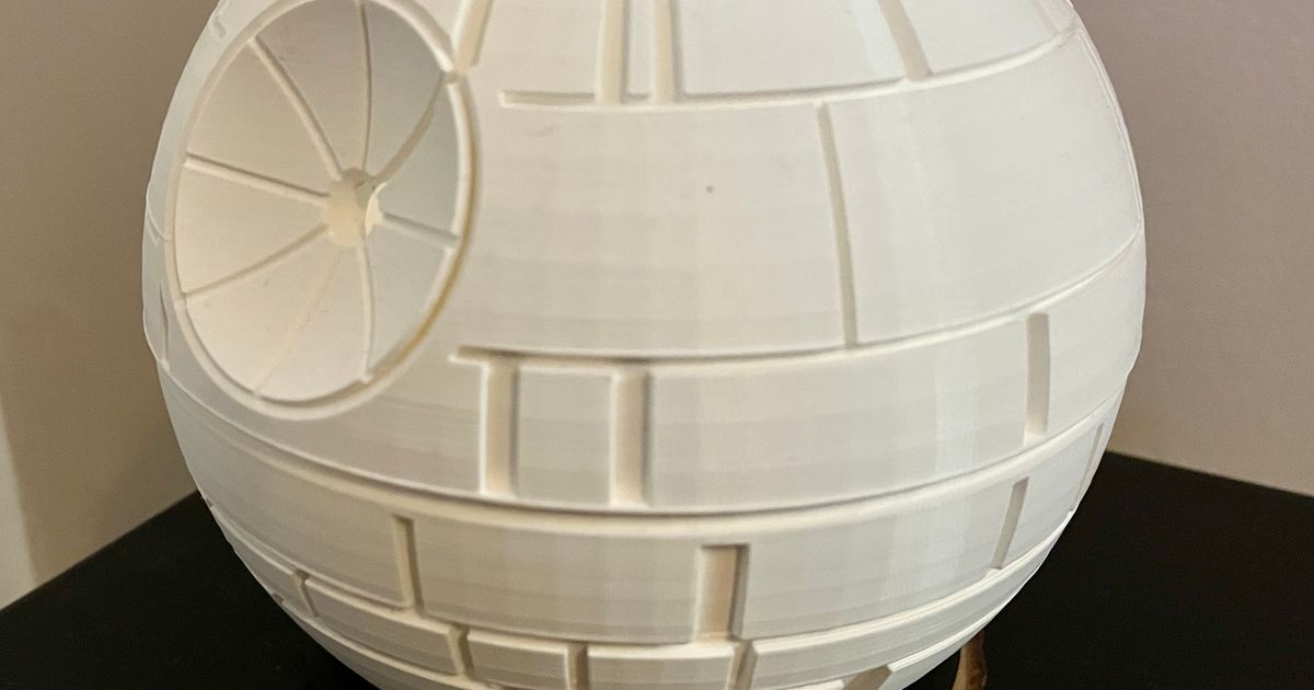 Death Star Yarn Bowl by BannMakes | Download free STL model ...