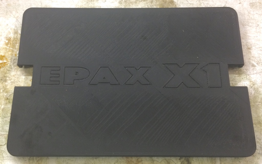 Epax X1 vat covers and resting tray by willnewton | Download free STL ...