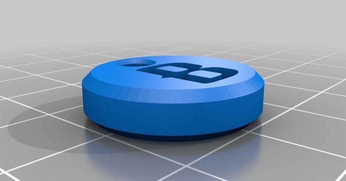 Letter B tag by willnewton | Download free STL model | Printables.com