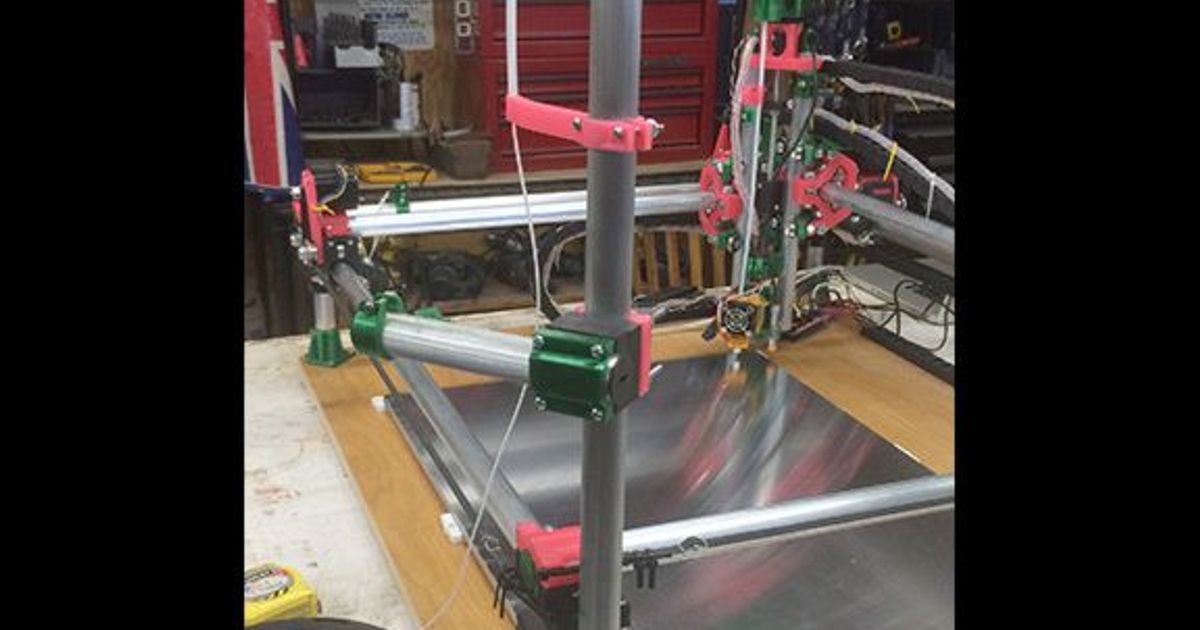 MPCNC Filament Spool feed system by willnewton | Download free STL ...
