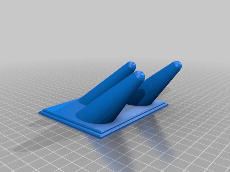 Ring holder for single or three rings by willnewton | Download free STL ...