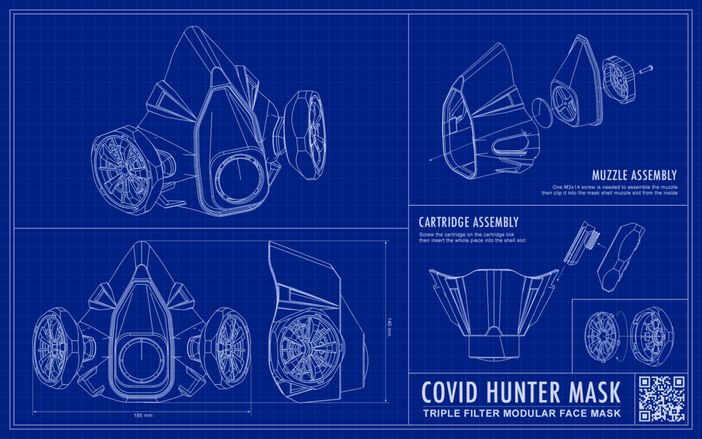 Covid Hunter Mask by Aniki | Download free STL model | Printables.com