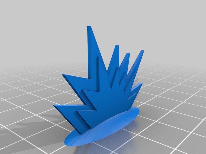 Gaslands Explosion Marker by SpankyTaz | Download free STL model ...